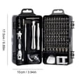 115-in-1 Screwdriver Set, CR-V Steel Bits with Flexible Shaft, Magnetic Tool & Anti-Slip Handle ...
