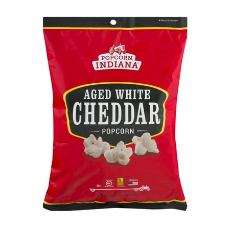Popcorn, Indiana Aged White Cheddar Popcorn, 5.75 OZ - Walmart.com