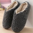 LAVRA Women's Faux Fur Lined Slippers Furry Bedroom Hard Botton Shoes ...