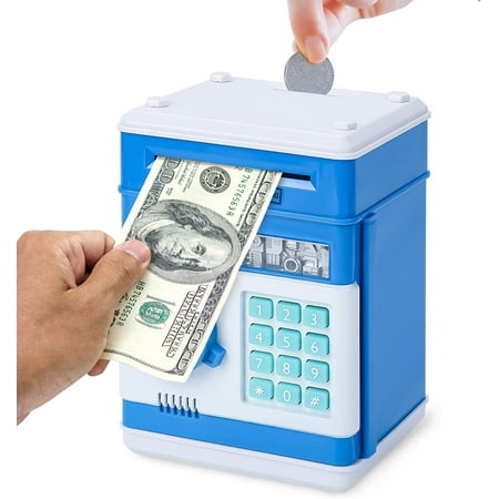 Electronic Piggy Banks, Kids Money Bank, Mini ATM for Kids Toy, Coin ...