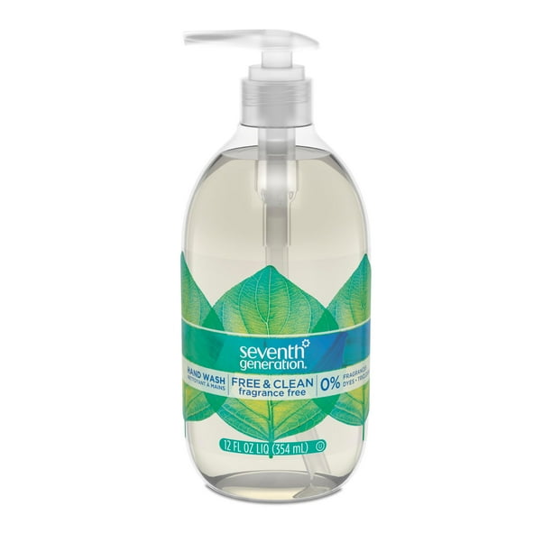 Seventh Generation Liquid Hand Soap Free & Clean Unscented Hand Soap ...