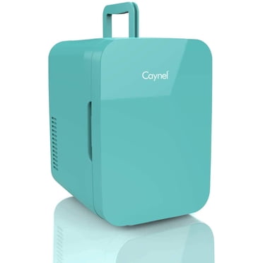 Cooluli Electric 4-Liter Portable Cooler/Warmer Mini Fridge, Cow Print ...