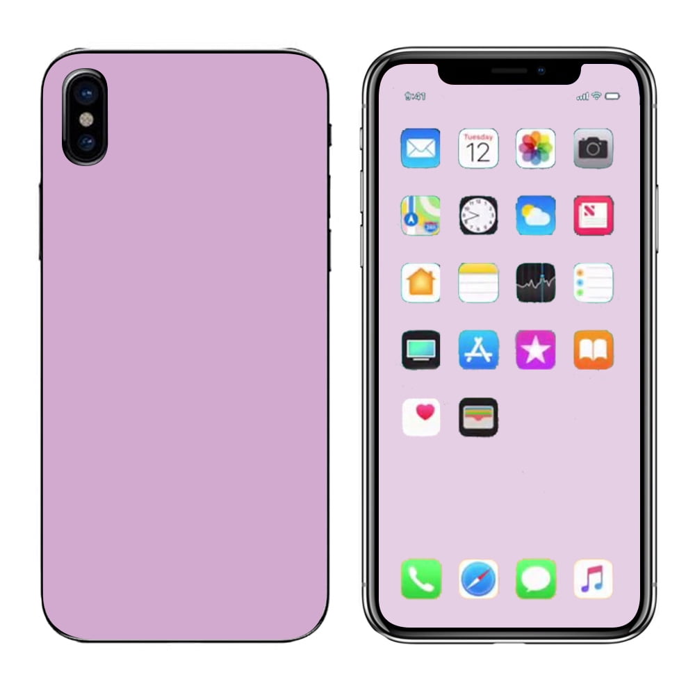 Skins Decals For Apple Iphone X 10 / Solid Purple - Walmart.com