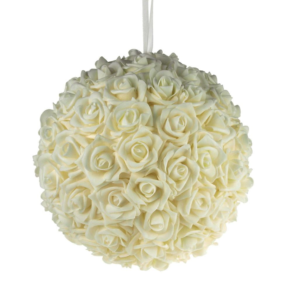 Soft Touch Flower Kissing Balls Wedding Centerpiece, 12-inch - Walmart.com
