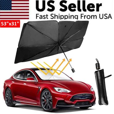 Brella Shield Reflective Umbrella Auto Sun Shade, Compact Car Shade ...
