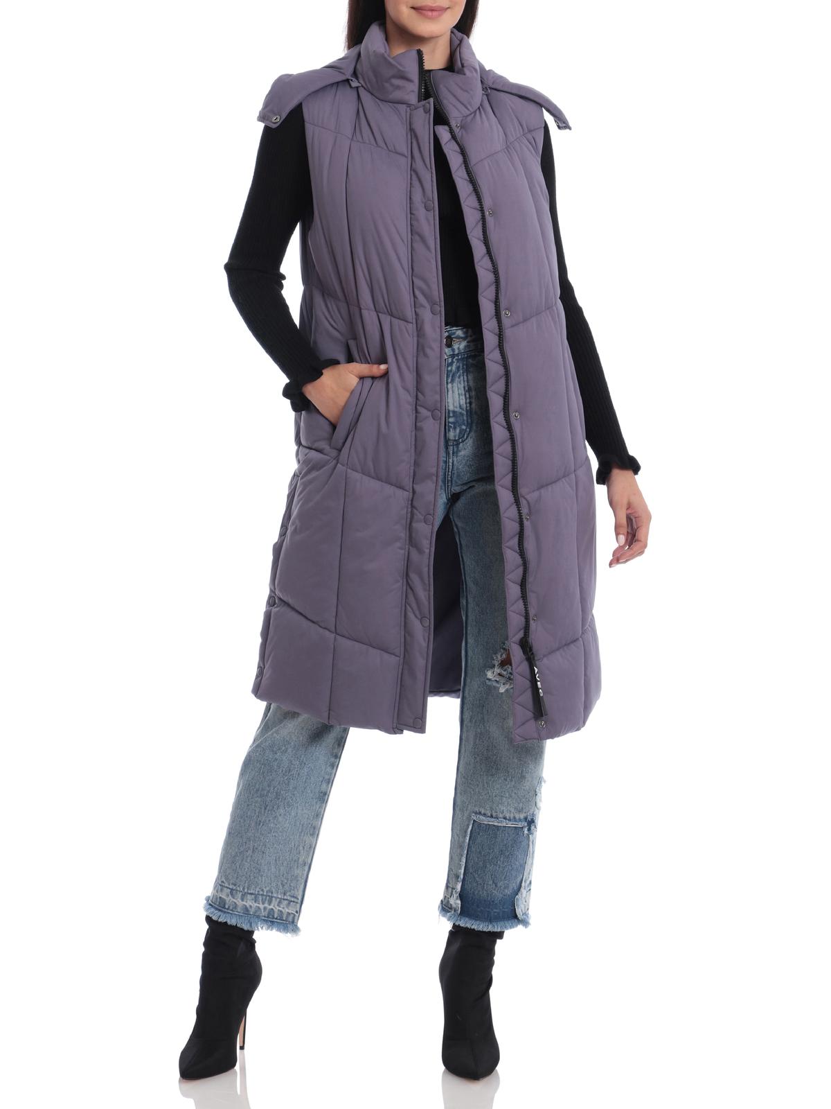 Aves Les Filles Women's Quilted Longline Puffer Vest - Walmart.com