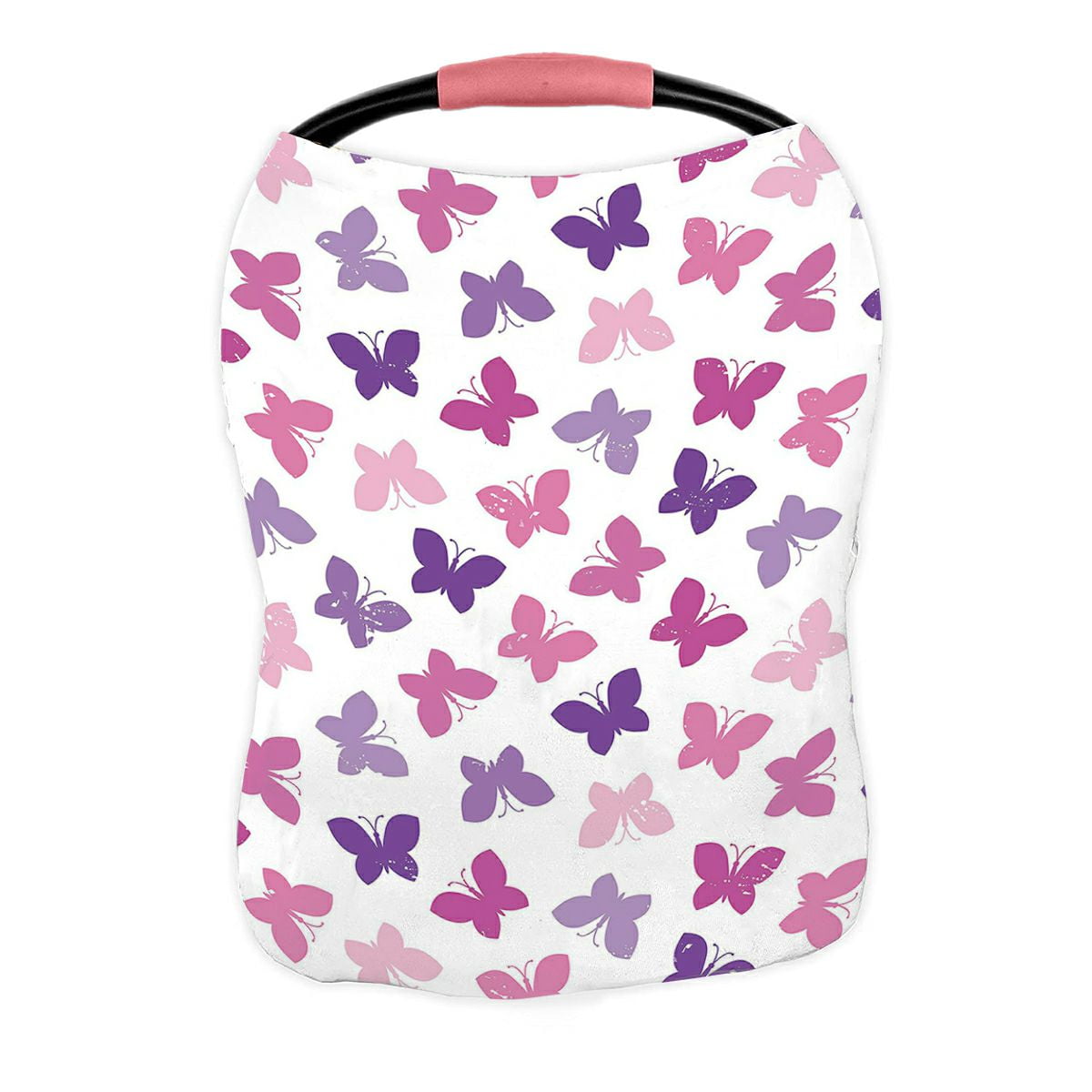 ABPHQTO Butterflies Purple Pink Cute Hipster Nursing Cover Baby ...