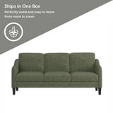 Mainstays Westley Swoop Arm 74" Sofa, Moss Green - Walmart.com