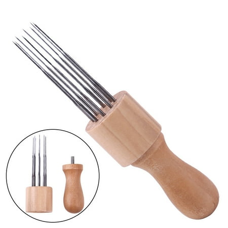HUSERYT DIY Felt Stitch Punch Tool with Solid wood handle Felting more ...