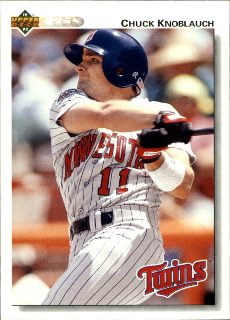 1992 Upper Deck #446 Chuck Knoblauch MLB Baseball Trading Card ...