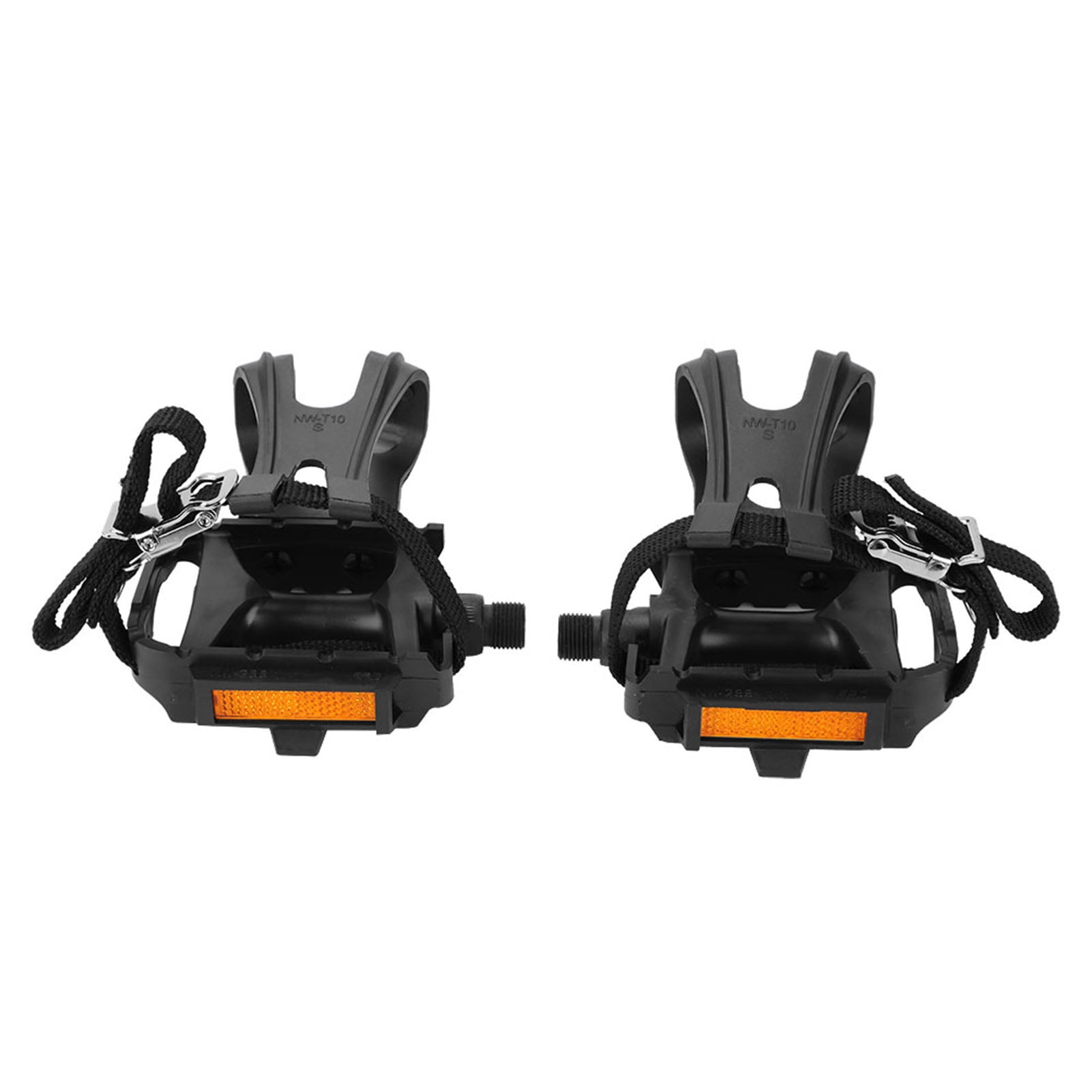 Click here for Liyjtk Bike Pedal Toe Clips Cage 1 Pair Nylon Cycl... prices