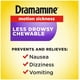 Dramamine Chewable Less Drowsy, Motion Sickness Relief, Raspberry Cream Flavor, 12 Count ...