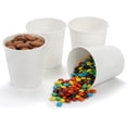 SLFR-300 Pack White Paper Coffee Cups 6oz Disposable Paper Cup for ...