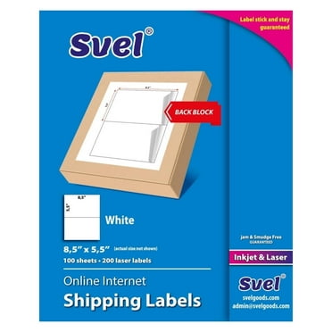 SKILCRAFT, NSN6736219, Laser/Inkjet Weatherproof Mailing Labels, 100 ...