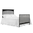 Dream On Me Chloe Baby 5-in-1 Convertible Crib with Changer, Black ...