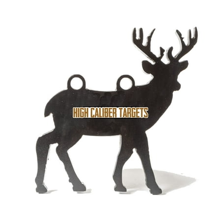 High Caliber AR500 Animal Targets | 1/4", Deer 2, 14"x15" | and More 1/ ...