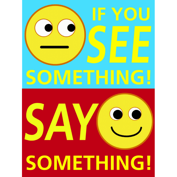 See Something, Say Something Poster - Walmart.com