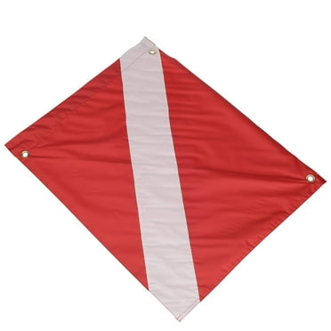 Diver Down Flag, 20" x 24", Stiffener - Walmart.com