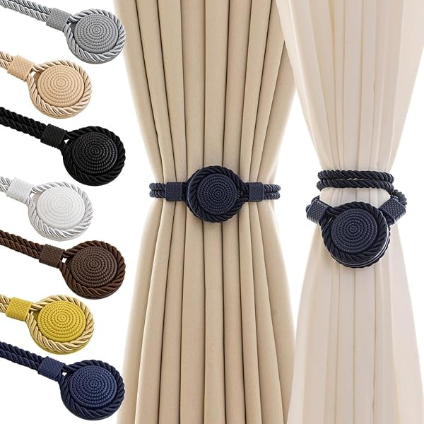 Click here for W3liancurtain Tiebacks Magnetic Rope Curtain Tie B... prices