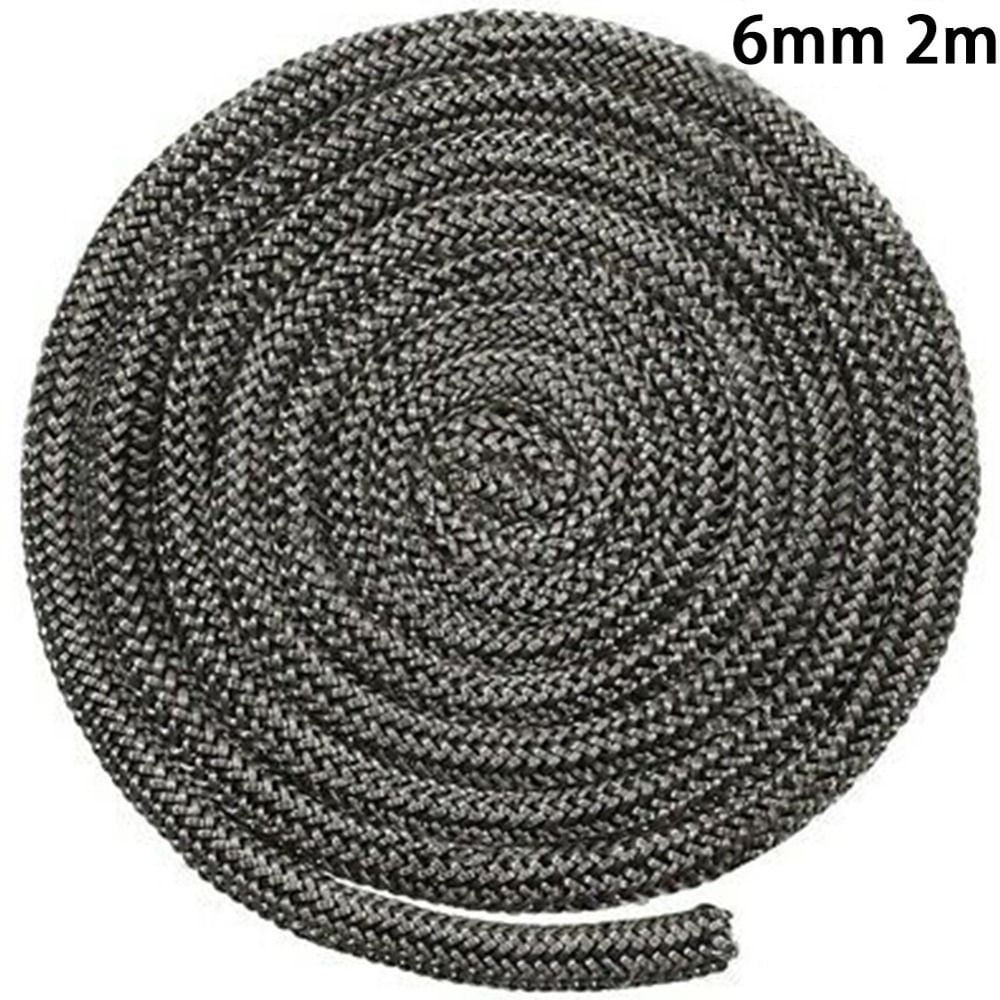 6/8mm Black Sealing Rope High Temperature Fiberglass Cord Fire Sealing ...