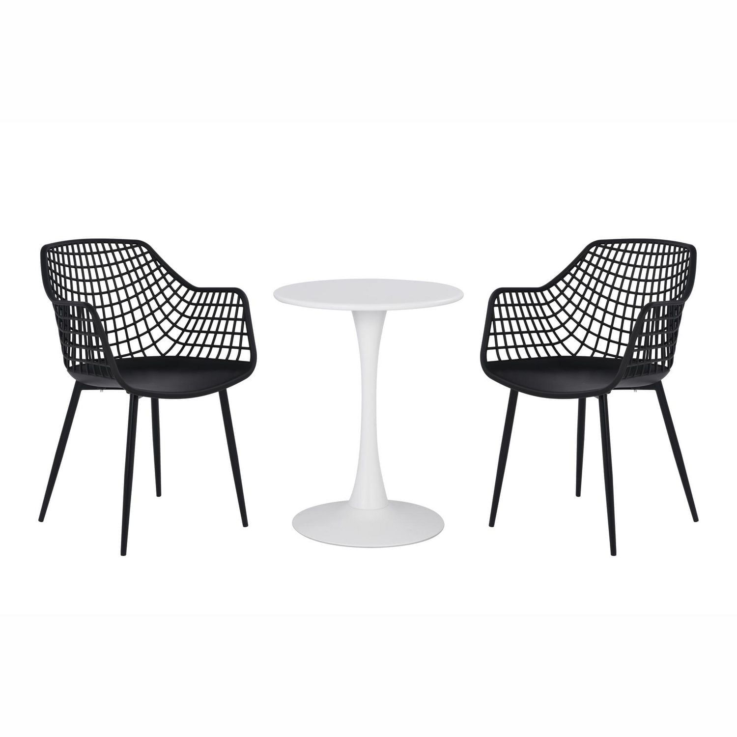 Click here for Patioflare Kana Patio Bistro Set  Black prices