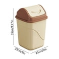 Square Trash Can, Indoor Waste Bin, Odor Resistant Garbage Container ...