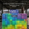 generic Digital Bathroom Scale for Rainbow Abstract Background Graceful ...