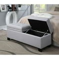 PRI Upholstered Storage Bedroom Bench in Trespass Marmor - Walmart.com
