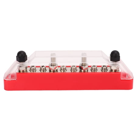Wire Terminal Strip Block,10 Way Power Distribution Battery Bus Bar ...