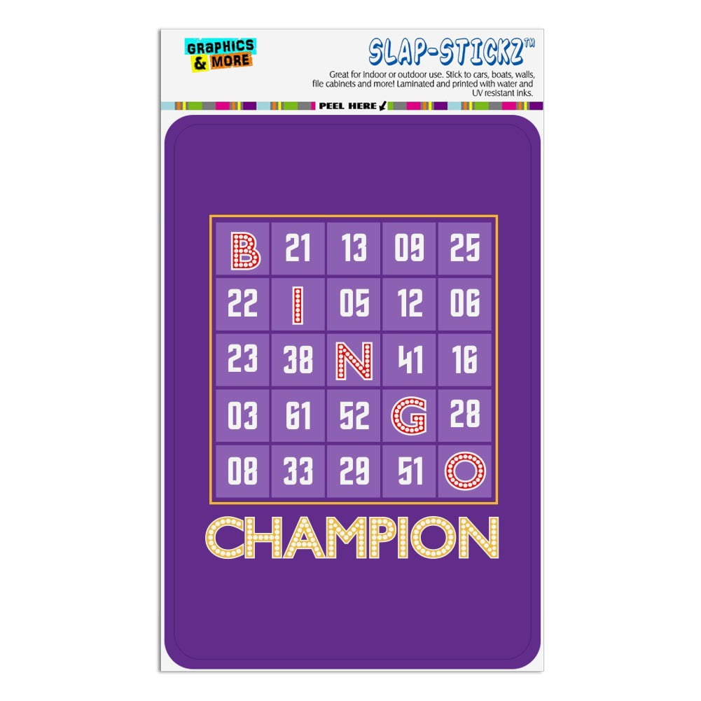 Bingo Champion Home Business Office Sign - Walmart.com