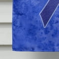Dark Blue Ribbon for Colon Cancer Awareness Flag Canvas House Size ...
