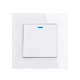 Glass Panel 1/2/3/4 Gang 1 Way Reset Pulse Switch Momentary Contact ...