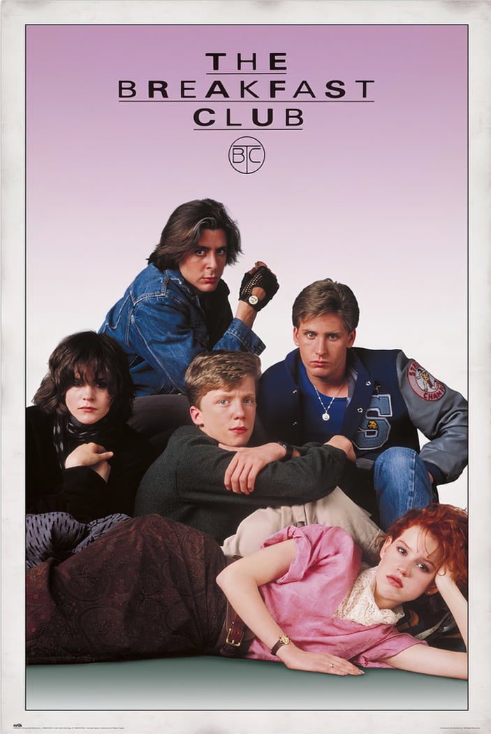 The Breakfast Club - Movie Poster (Regular Style - Version 2) (Size: 24 ...