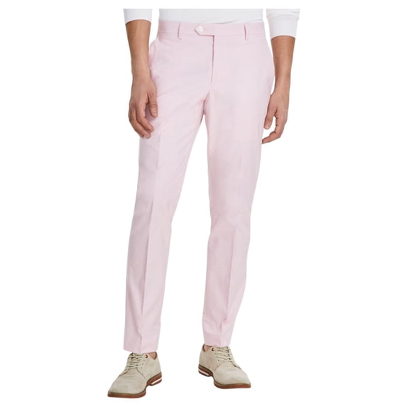 Tommy Hilfiger Mens Modern fit Dress Pants 40 / 34 Pink Solid - Walmart.com