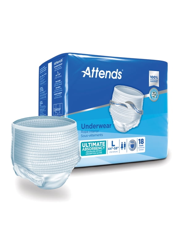 Attends Adult Diapers in Incontinence - Walmart.com