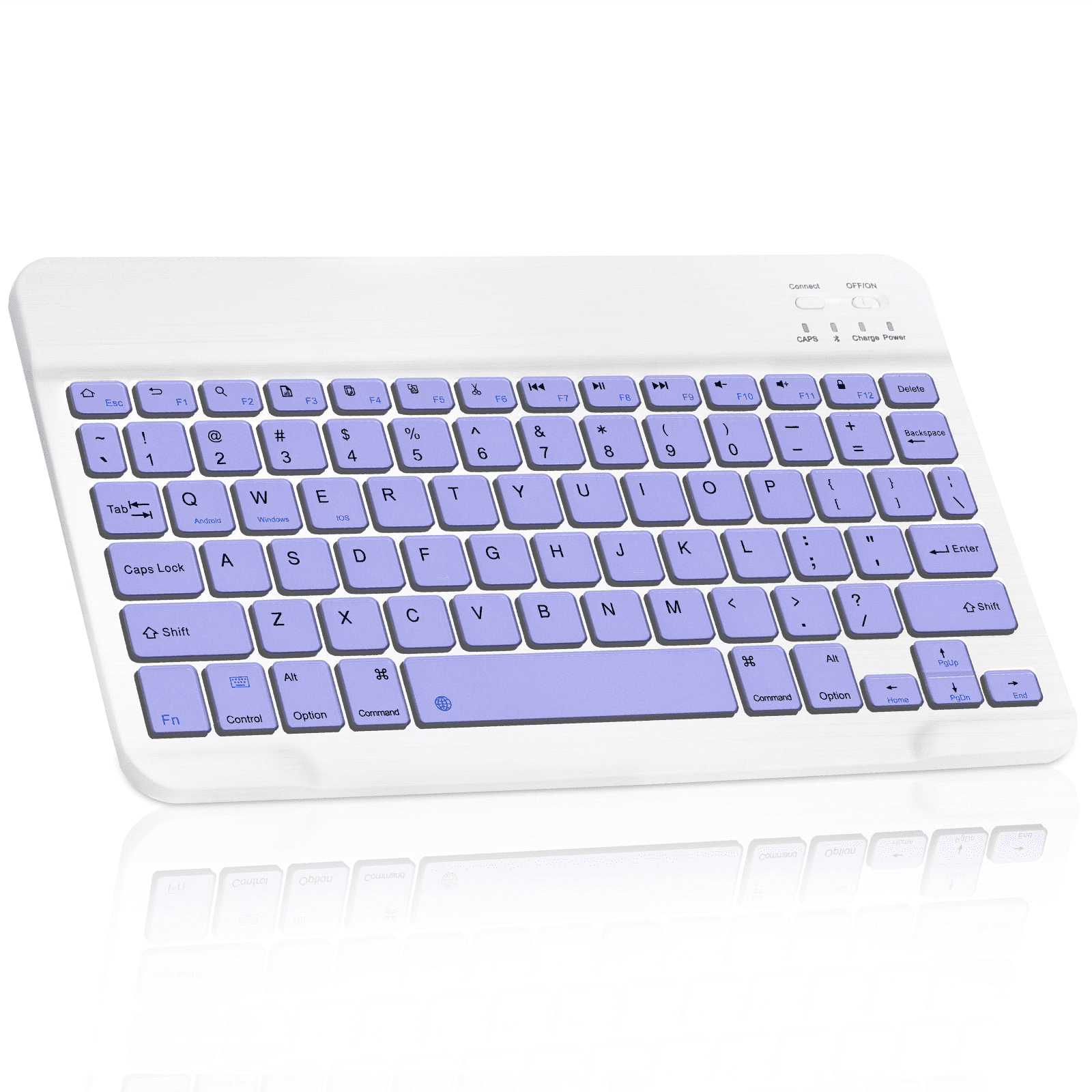 Ultra-Slim Bluetooth rechargeable Keyboard for Nokia C20 and all ...