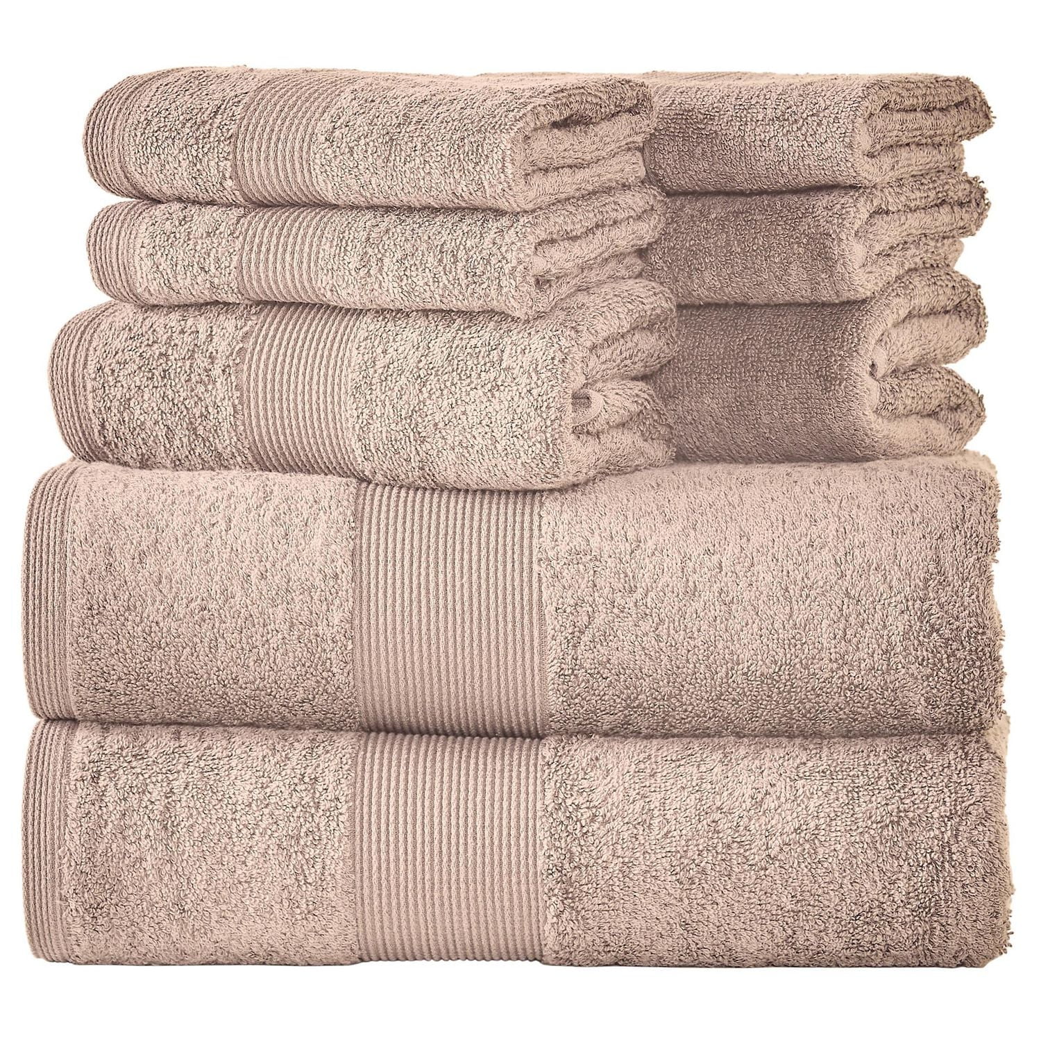 Click here for Fabstyles 8 Piece Towel Set  Plush And Absorbent D... prices