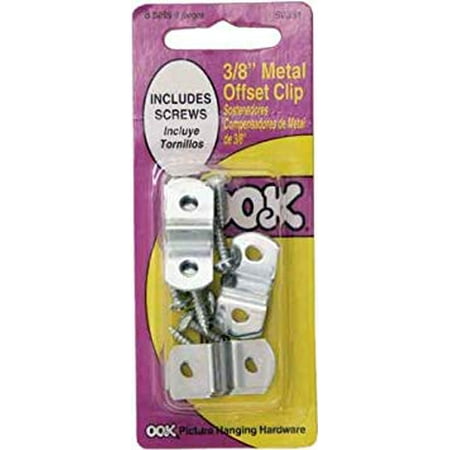 Ook - Metal Offset Clip - 3/8" - Walmart.com