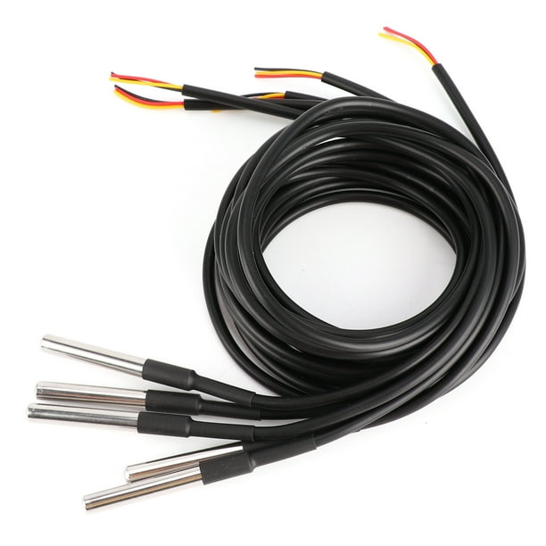 Digital Temperature Sensor,5Pcs Temperature Probe Sensor Temperature ...