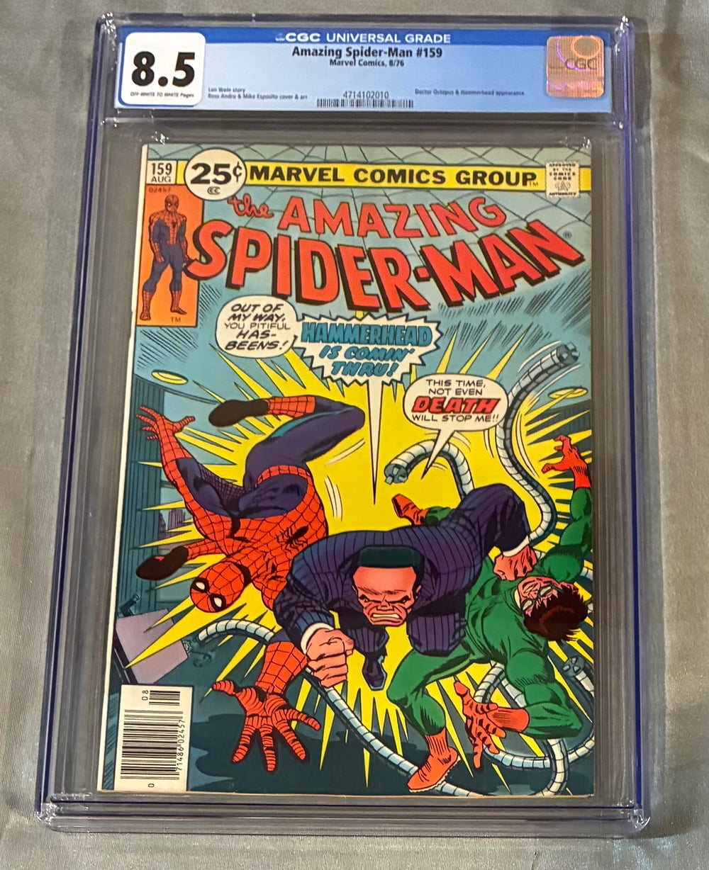 Amazing Spider-Man #159 - CGC 8.5 Comic Book - Walmart.com