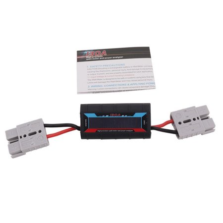 MAIF 130A Watt Meter Power Analyzer Digital LCD Solar Volt Amp Anderson ...