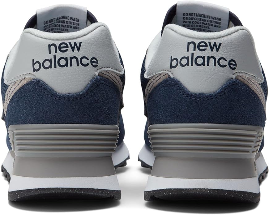 New Balance WL574EVN: Women's 574 V2 Essential Sneaker, NAVY/WHITE
