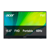 Acer 15.6" Portable Monitor, IPS Full HD (1920 x 1080), 60Hz, Black ...