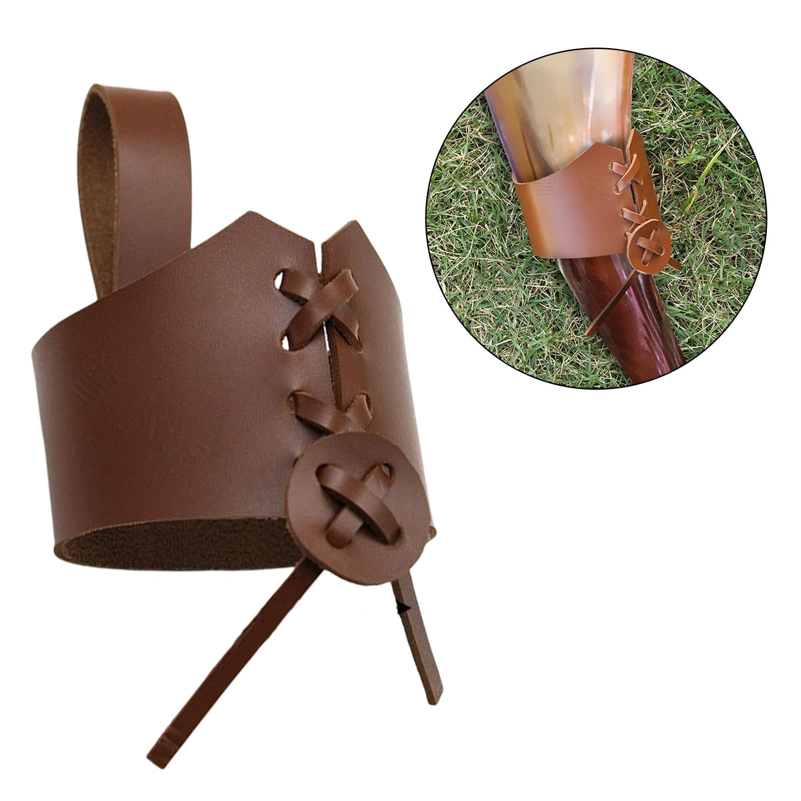 Cup Holder Leather Ox Cup Sleeve Tankard Belt Attachment Belt Portable ...