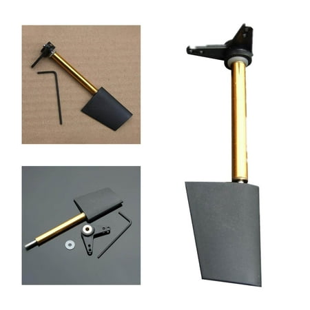 justharion Steering Rudder Rudder with L Shape Servo Arm for Rudder Hex ...