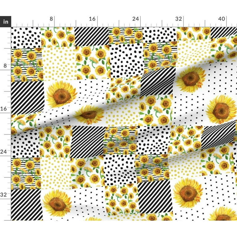 Sunflower Pattern Fabric