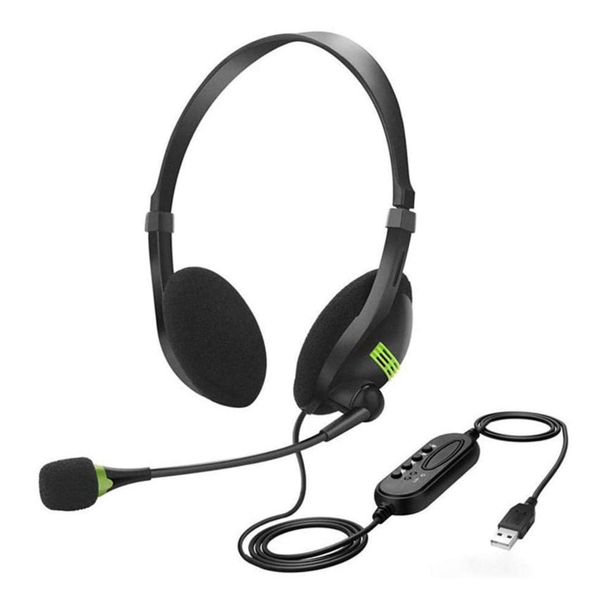 Computer Usb Headset Call Center Headset Noise Cancelling Wired Headset ...
