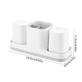 Toothbrush Cup and Storage Rack, No-Drill Dental Kit for Professional ...