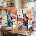 4th of july bathroom hand towels A statue of liberty holding a torch in ...