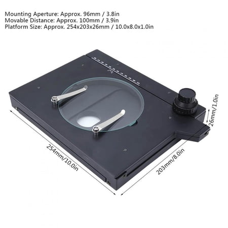 Tbest Microscope Platform,Microscope Working Stage,KP-601 XY Guide Rail ...